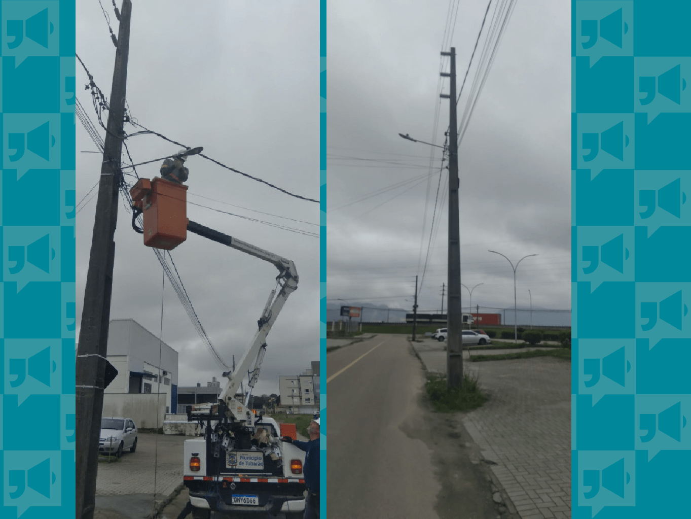 Iluminação da rua Paulo Jacob May é revitalizada com a operação Tubarão ...